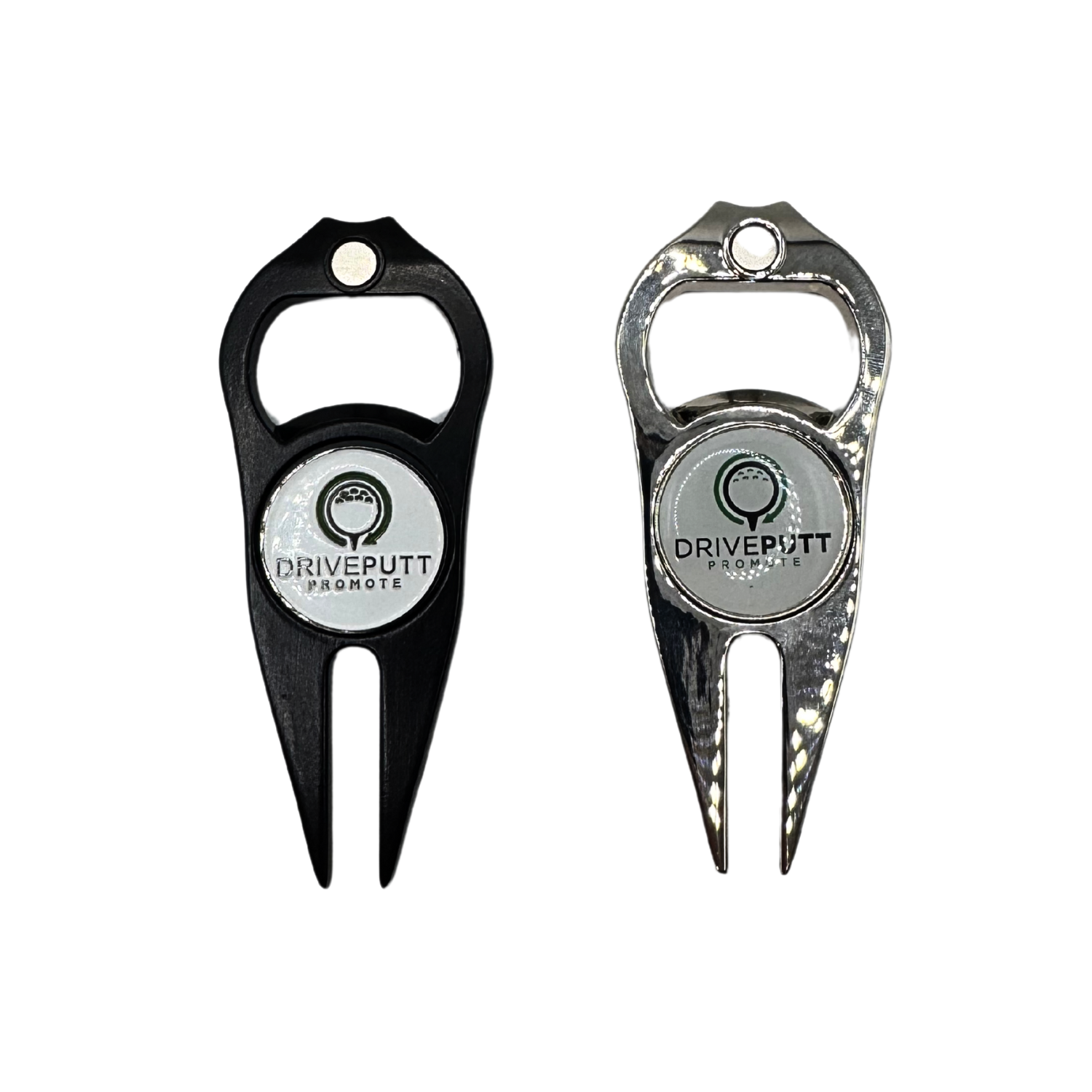 Fork Divot Tool with Custom Ball Marker – Drive Putt Promote